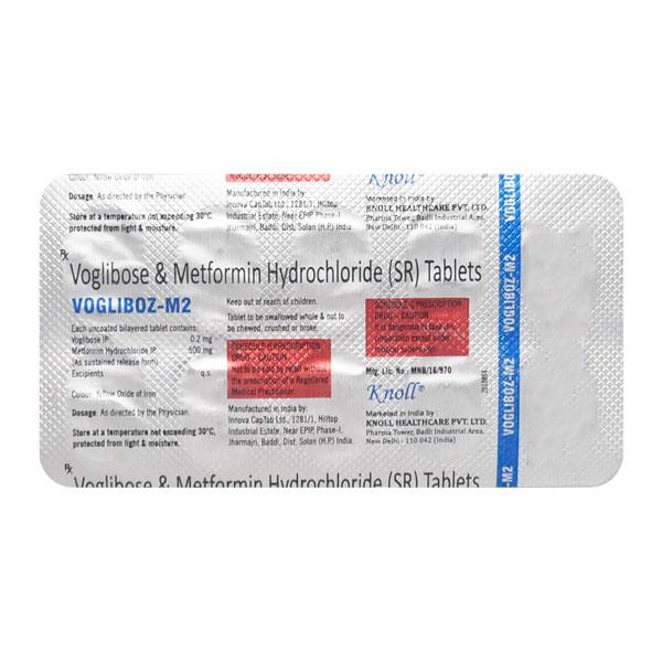 VOGLIBOZ M2 Tablet 10's : Price, Uses, Side Effects | Netmeds