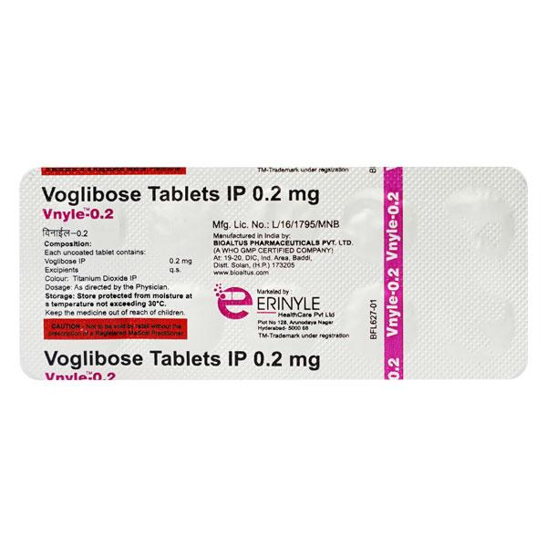 VNYLE 0.2mg Tablet 10's : Price, Uses, Side Effects | Netmeds