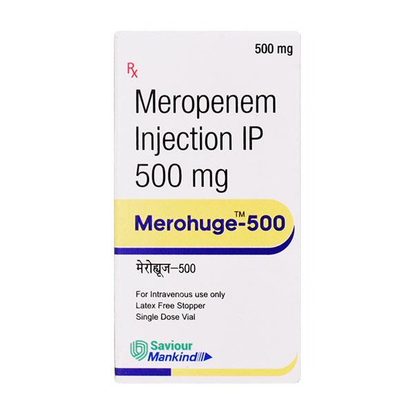 MEROHUGE 500 Injection 1's Price, Uses, Side effects, Substitutes | Netmeds