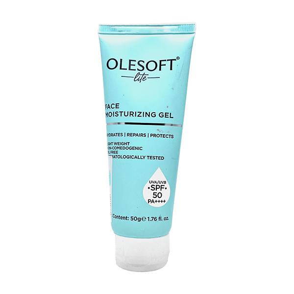 Buy OLESOFT LITE FACE MOISTURIZING SPF 50 PA ++++ UVA/UVB Gel 50g ...