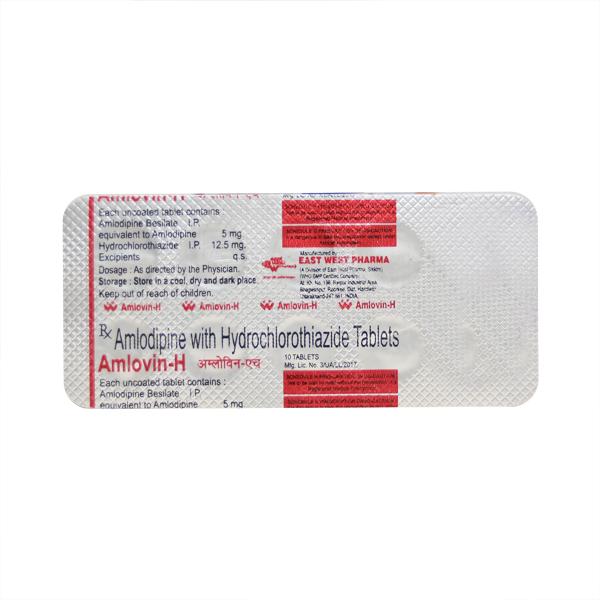 Amlovin H Tablet 10'S Price, Uses, Side effects, Substitutes | Netmeds