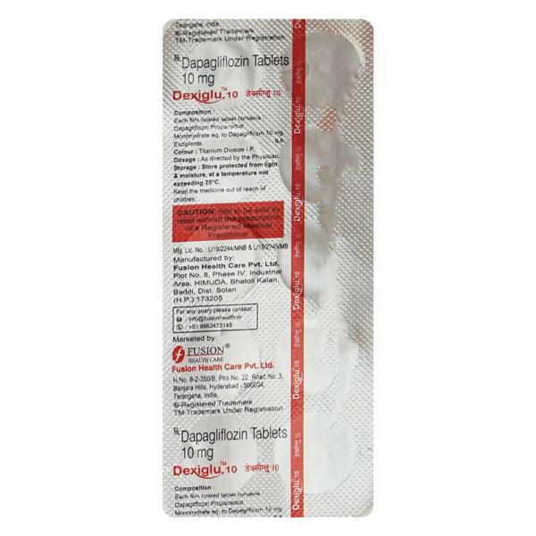 DEXIGLU 10 Tablet 10's : Price, Uses, Side Effects | Netmeds