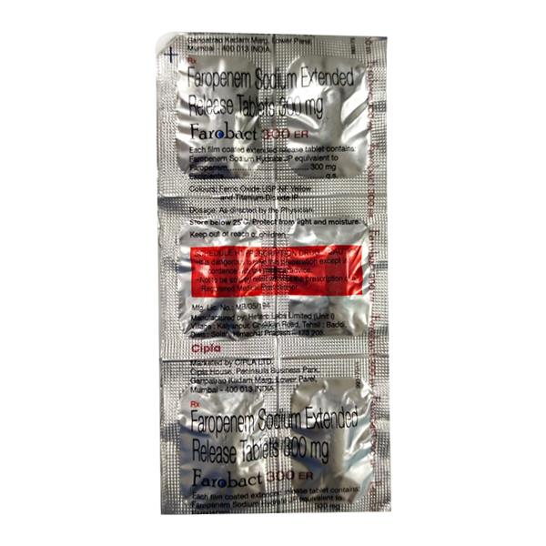 Farobact ER 300mg Tablet 6'S - Price, Uses, Side Effects | Netmeds