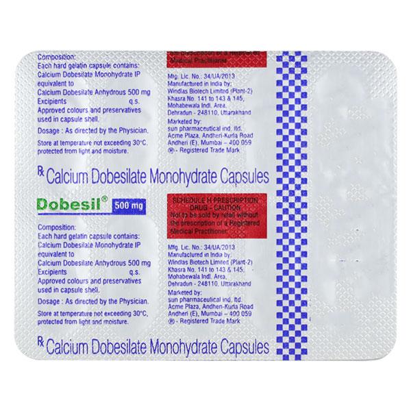 Dobesil Capsule 10'S Price, Uses, Side effects, Substitutes | Netmeds