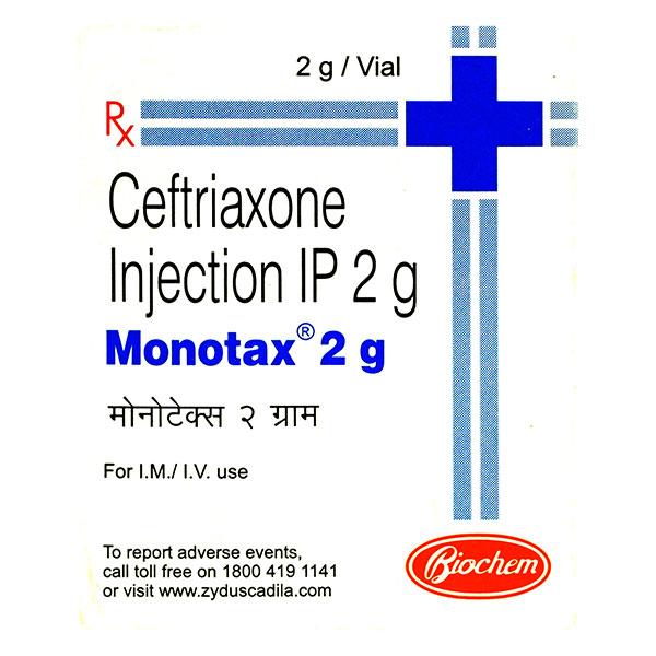 MONOTAX 2gm Injection 1's : Price, Uses, Side Effects | Netmeds