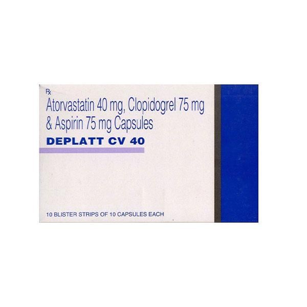 Buy DEPLATT CV 40 Capsule 10's Online at Upto 25% OFF | Netmeds