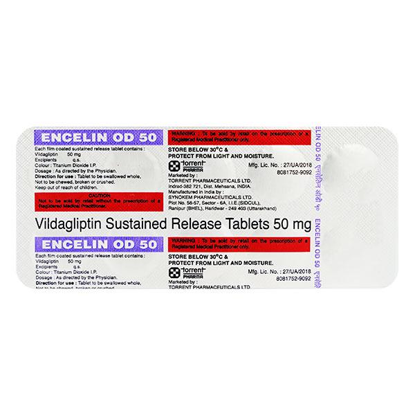 ENCELIN OD 50 Tablet 10's : Price, Uses, Side Effects | Netmeds