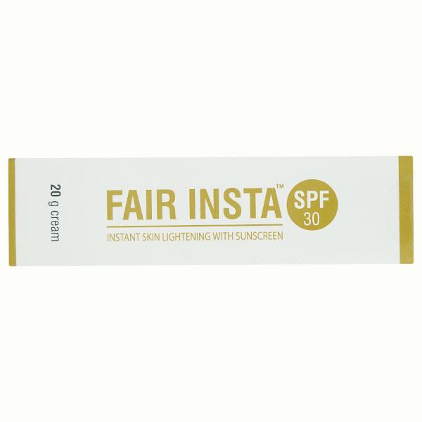 FAIR INSTA SPF 30 INSTANT SKIN LIGHTENING WITH SUNSCREEN Cream 20gm ...