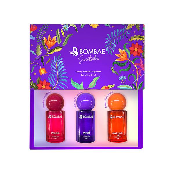 Buy Bombae Scentsutra Luxury Perfume for Women Mira, Moh and Maya Edp x ...