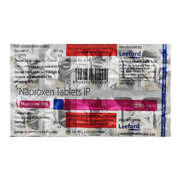 NAPROWEL 500 Tablet 10's