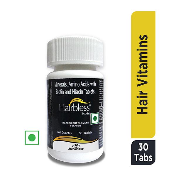 HAIRBLESS Tablet 30's : Uses, Side Effects, Price | Netmeds