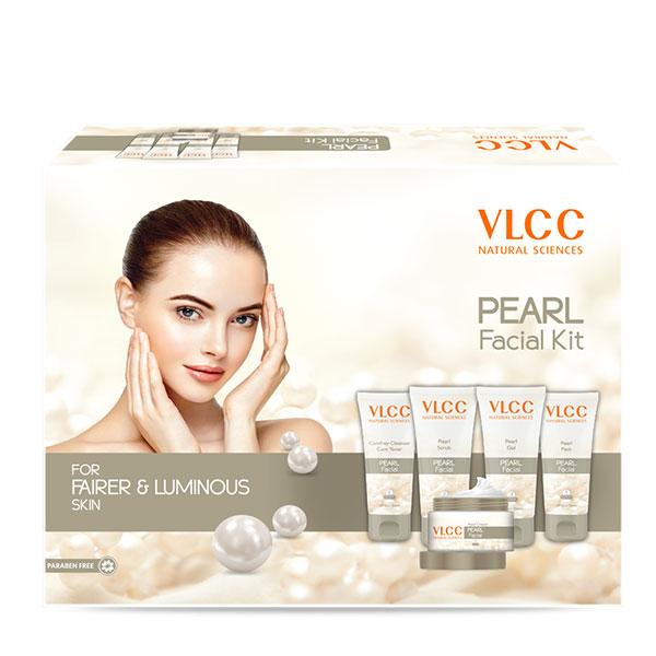 Buy VLCC Pearl Facial Kit 300gm + Rose Water Toner 100ml 1's Online at ...