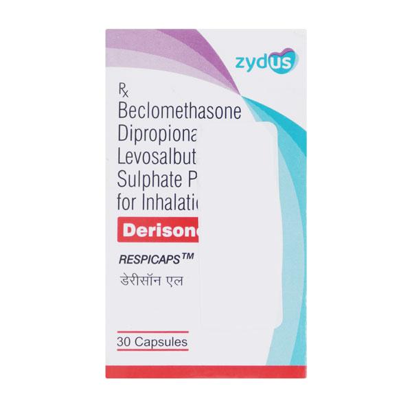 Buy Derisone L Respicap 30'S Online at Upto 25% OFF | Netmeds