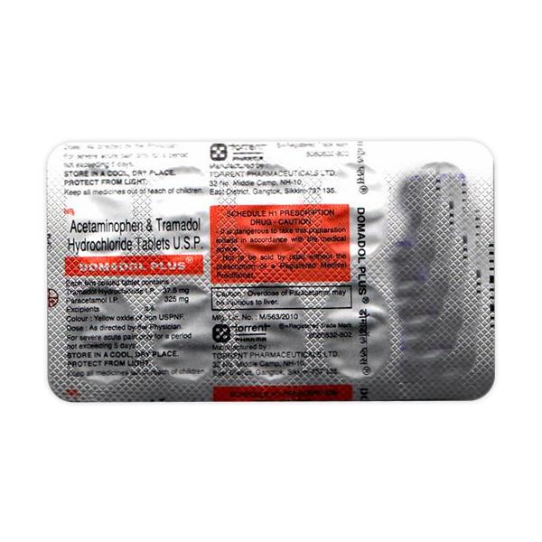 Domadol Plus Tablet 10'S - Price, Uses, Side Effects, and Substitutes ...