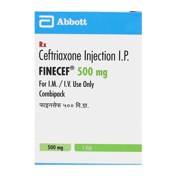 Finecef 500mg Injection 1'S : Price, Uses, Side Effects | Netmeds