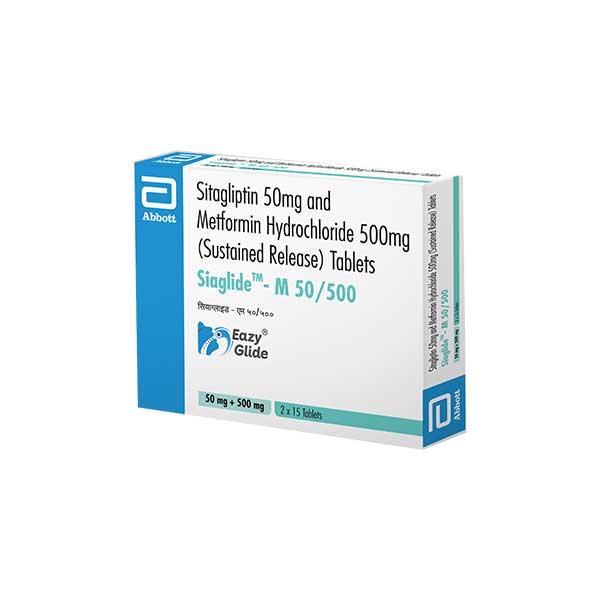SIAGLIDE M 50/500 Tablet 15's Price, Uses, Side effects, Substitutes ...
