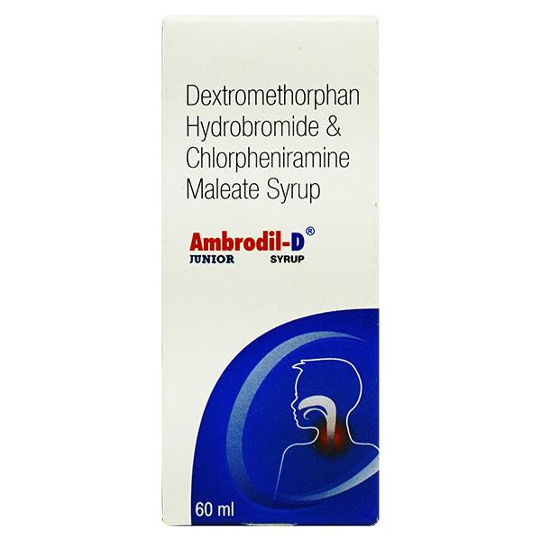 AMBRODIL D JUNIOR Syrup 60ml Price, Uses, Side effects, Substitutes ...