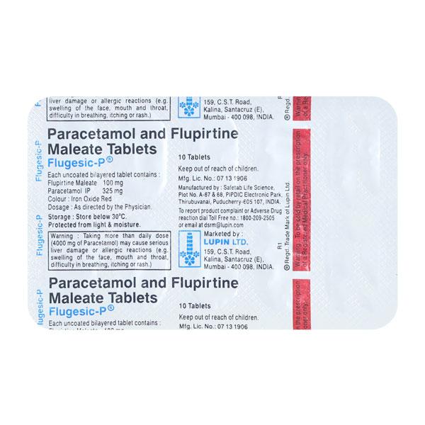 Flugesic P Tablet 10'S : Price, Uses, Side Effects | Netmeds