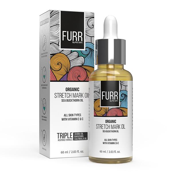 Buy FURR By Pee Safe Organic Stretch Mark Oil with the Goodness of ...