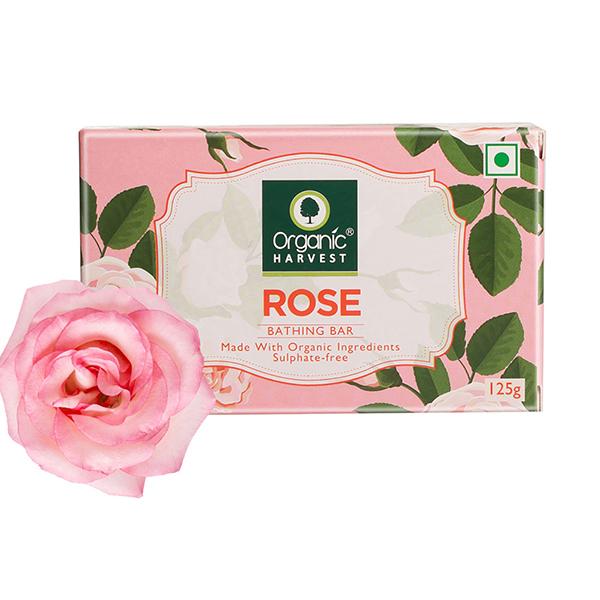Buy Organic Harvest Rose Bathing Bar 125 gm Online at Discounted Price ...