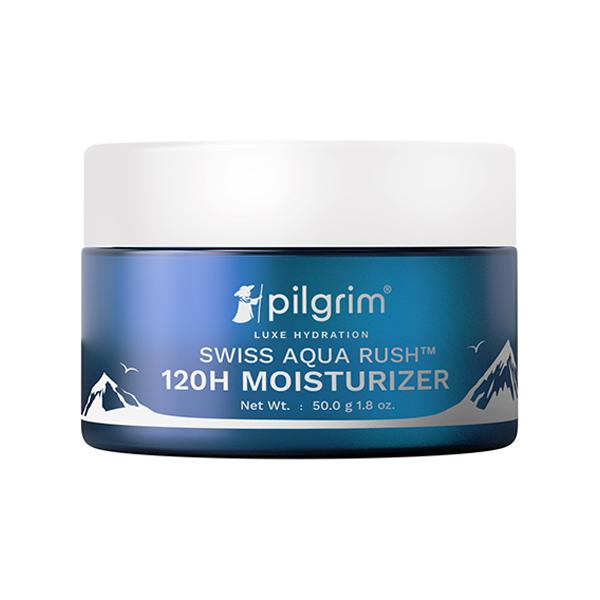 Buy Pilgrim Swiss Aqua Rush 120H Moisturizer for Plump, Glowing Skin ...