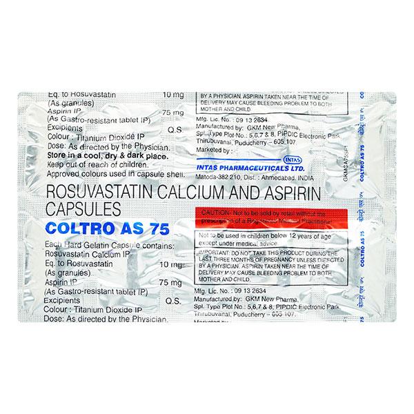 Buy COLTRO AS 10/75 Capsule 10's Online at Upto 25% OFF | Netmeds