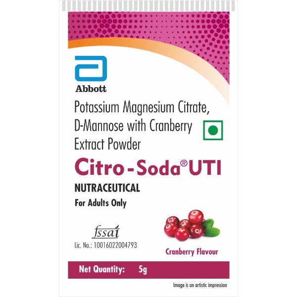 Citro Soda UTI Powder For Adults - Cranberry Flavour 5 g Online at ...