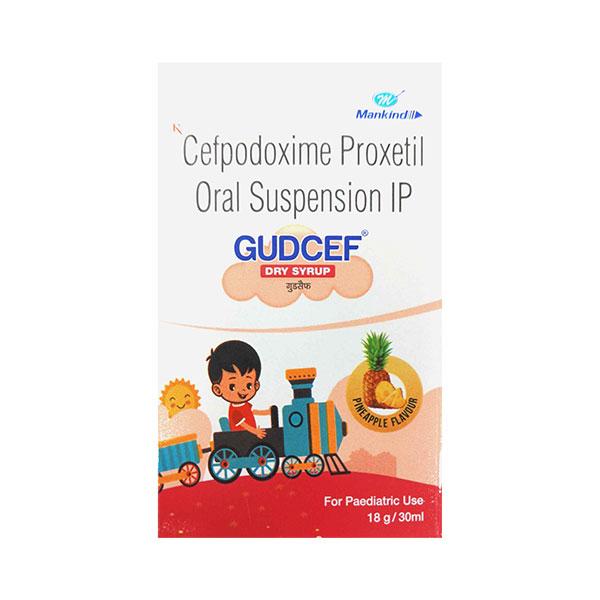 Buy GUDCEF PINEAPPLE FLAVOUR Dry Syrup 30ml Online | Netmeds