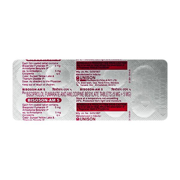 BISOSON AM 5 Tablet 10's