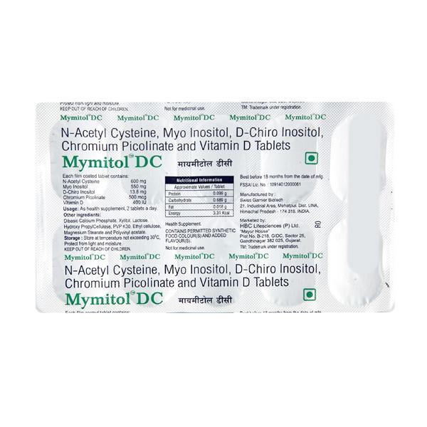 Mymitol DC Tablet 10'S Price, Uses, Side effects, Substitutes | Netmeds
