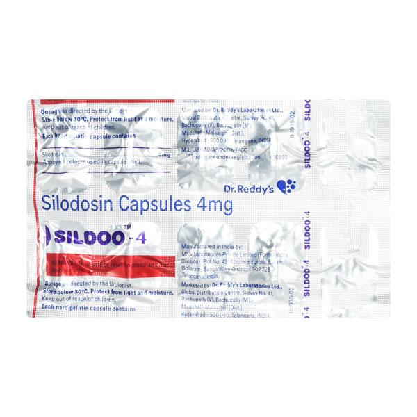 Sildoo 4mg Capsule 10'S Price, Uses, Side effects, Substitutes | Netmeds