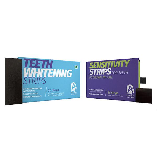Buy BonAyu Teeth Whitening Dissolving Strips - Activated Charcoal ...