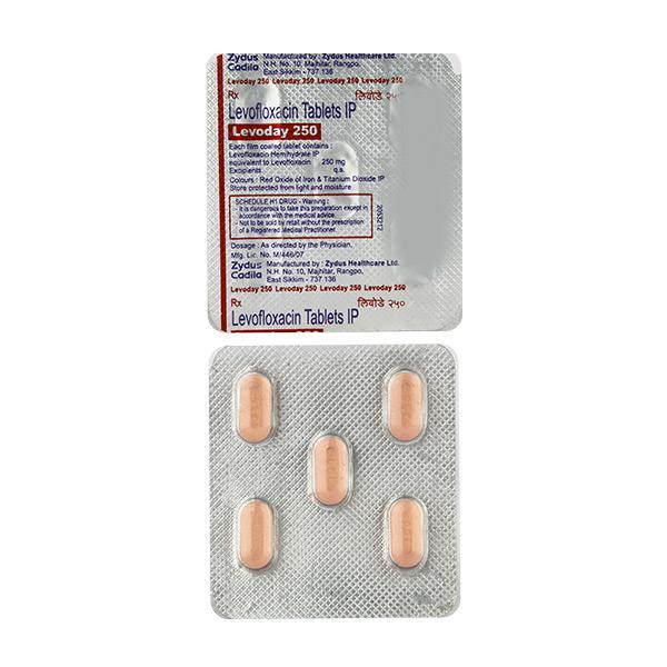Levoday 250mg Tablet 5'S Price, Uses, Side effects, Substitutes | Netmeds