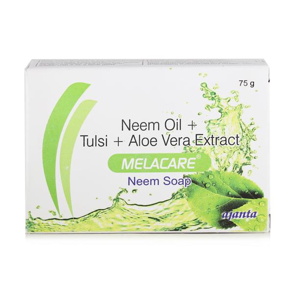 Buy MELACARE NEEM Soap 75gm Online at Upto 25% OFF | Netmeds
