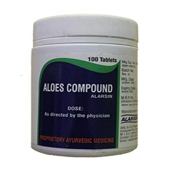 Buy Aloes Compound Tablet 100'S - Ayurvedic Support for Menstrual ...