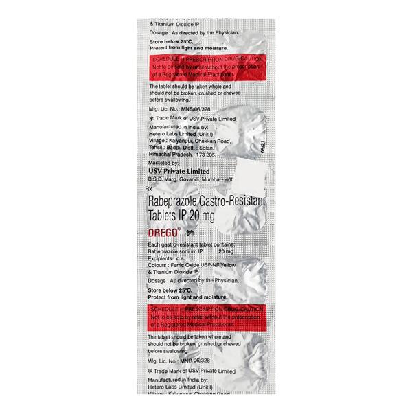 Drego Tablet 10'S Price, Uses, Side effects, Substitutes | Netmeds