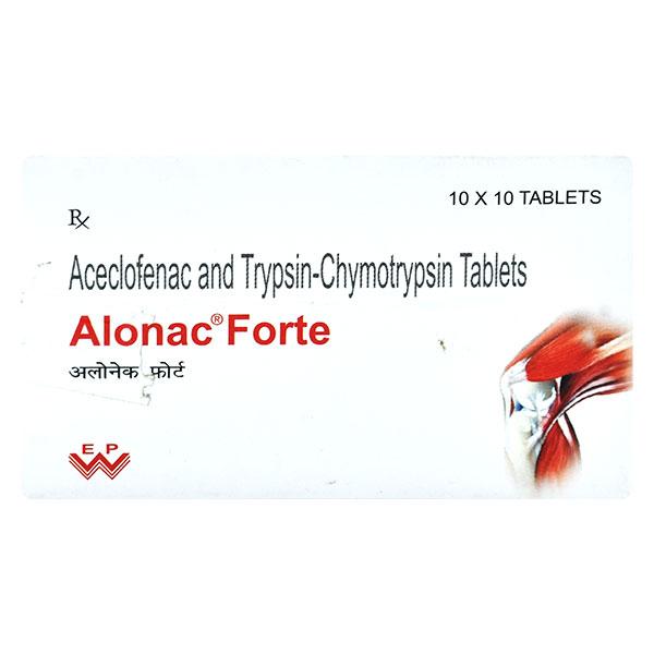 Alonac Forte 100mg Tablet 10'S Price, Uses, Side effects, Substitutes ...