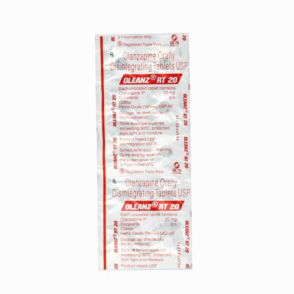Buy Oleanz RT 20mg Tablet 10'S Online at Upto 25% OFF | Netmeds
