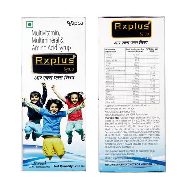 RX Plus Syrup 200ml Price, Uses, Side effects, Substitutes | Netmeds