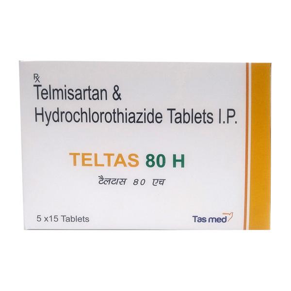 TELTAS 80 H Tablet 15's : Price, Uses, Side Effects | Netmeds