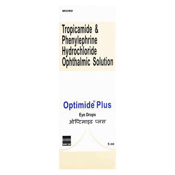 Optimide Plus Eye Drops 5ml : Uses, Side Effects, Price | Netmeds