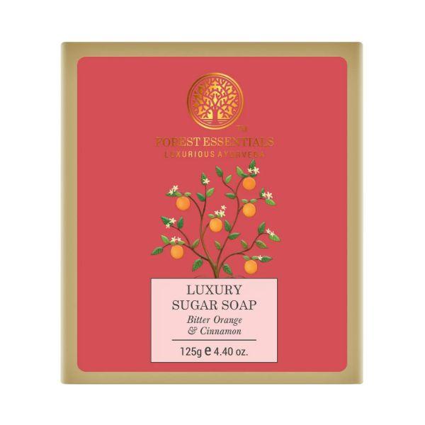 Buy Forest Essentials Luxury Sugar Soap Hand-made Soap 125 gm Online at ...