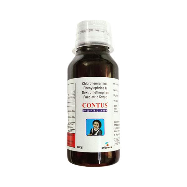 Buy CONTUS PAEDIATRIC Syrup 60ml Online at Upto 25% OFF | Netmeds