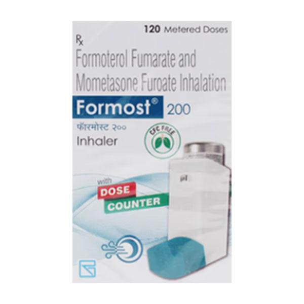 FORMOST 200 CFC FREE WITH DOSE COUNTER 120md Inhaler 7.4g