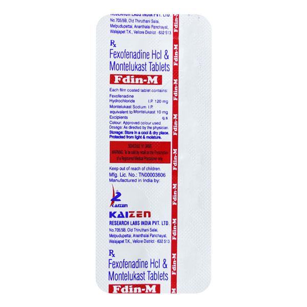 F DIN M Tablet 10's Price, Uses, Side effects, Substitutes | Netmeds