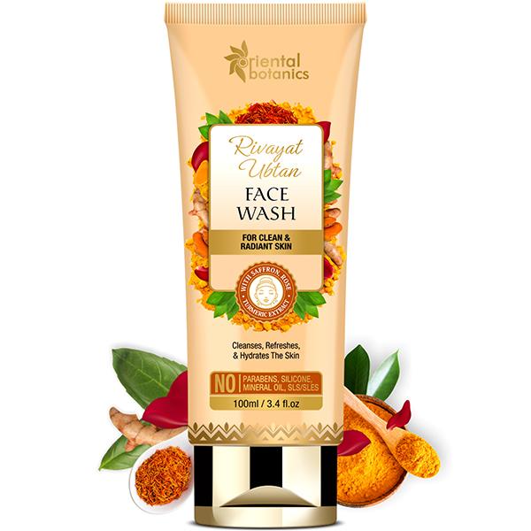 Buy Oriental Botanics Rivayat Ubtan Face Wash 100 ml Online at Best ...