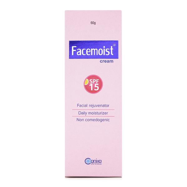 FACEMOIST SPF 15 Cream 60gm Price, Uses, Side effects, Substitutes ...