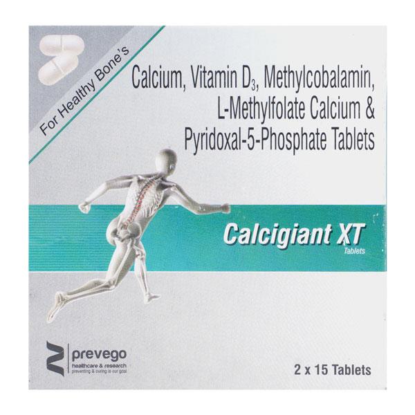 Buy CALCIGIANT XT Tablet 15's Online at Upto 25% OFF | Netmeds