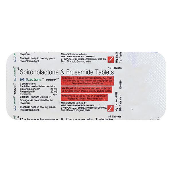 Minilactone Tablet 10'S : Uses, Side Effects, Price | Netmeds