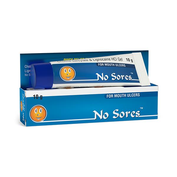 No Sores Gel 10gm Price, Uses, Side effects, Substitutes | Netmeds
